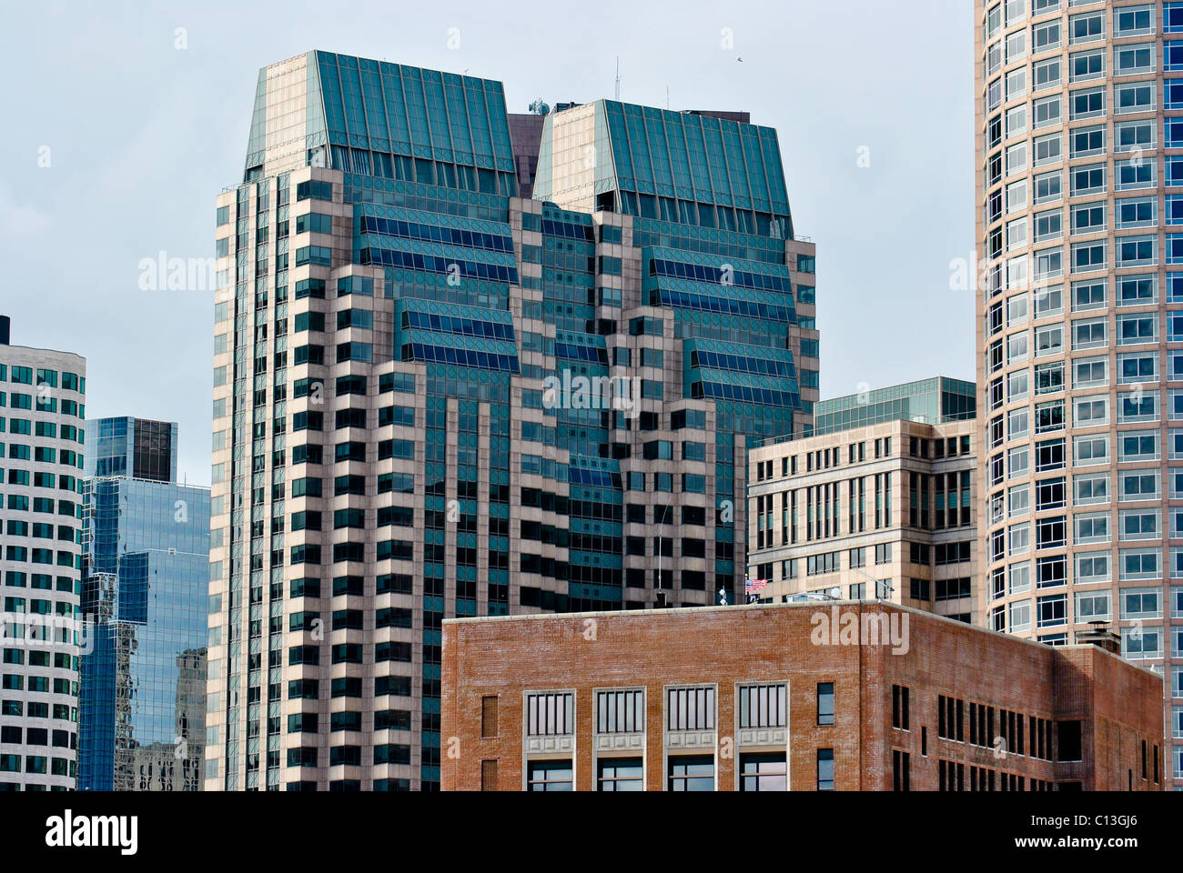 View of the buildings Downtown Boston Stock Photo - Alamy