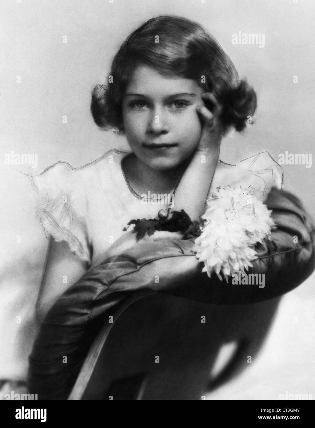 British Royalty. Future Queen of England Princess Elizabeth on her ...