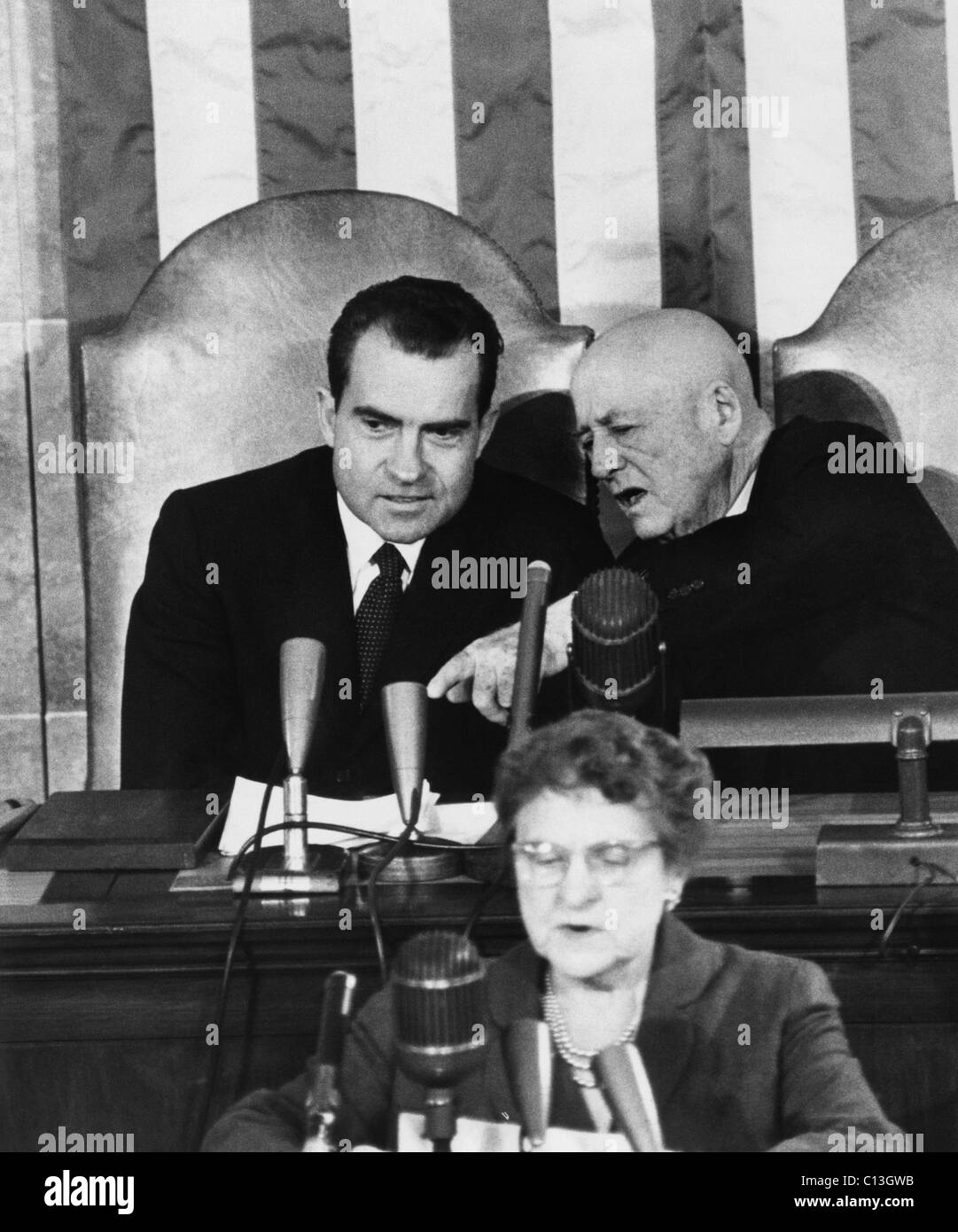 Vice President (future President) Richard Nixon, and House Speaker Sam ...