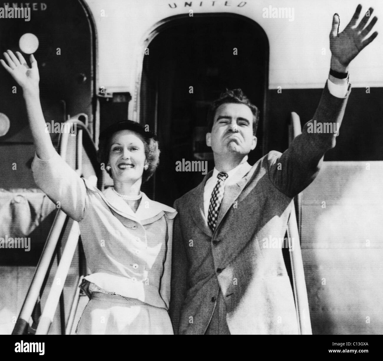 1952 Presidential Campaign. Patricia Nixon (future First Lady), Senator ...