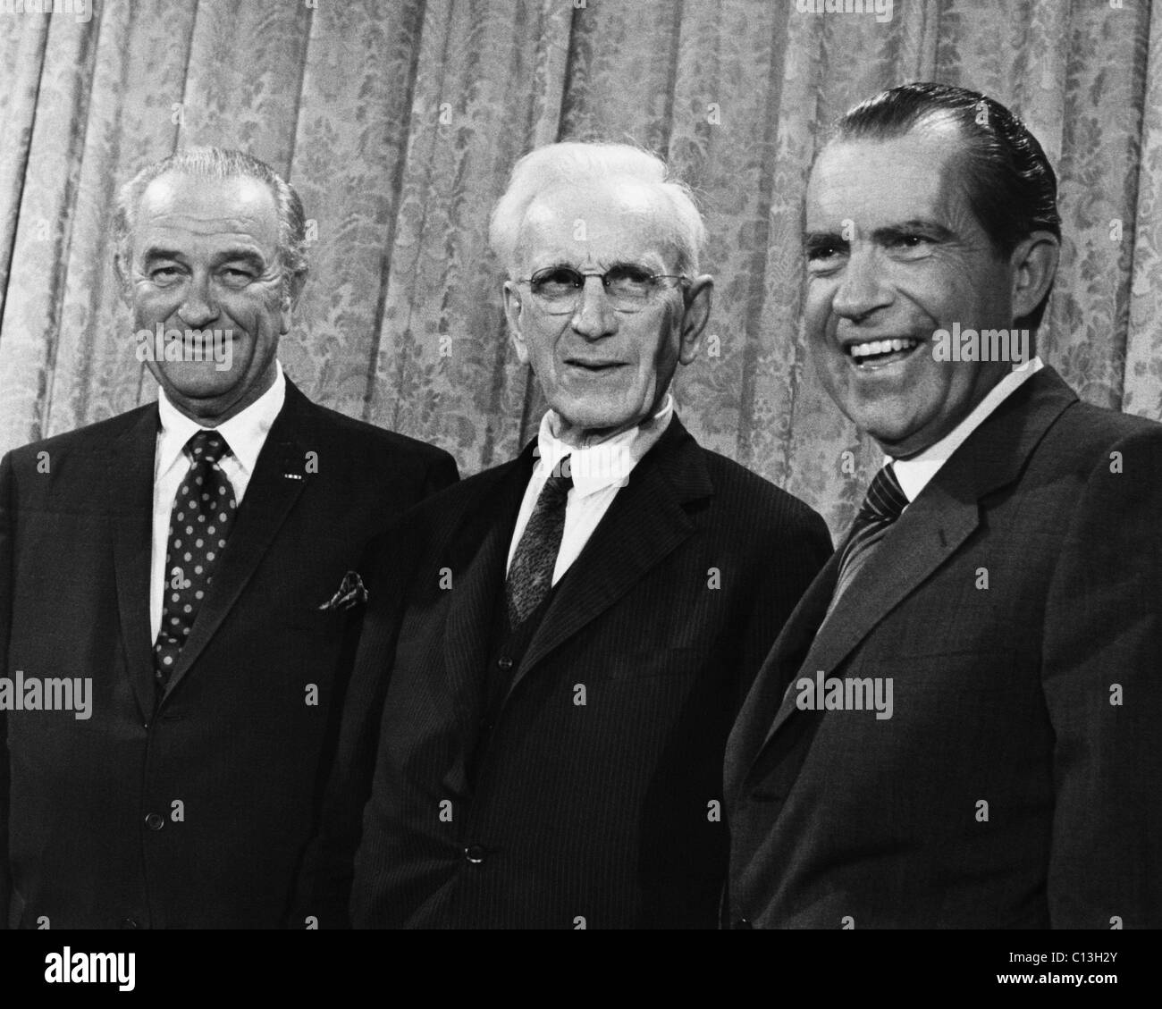 1970 US Presidency, Ex-Presidents. Former US President Lyndon Johnson ...