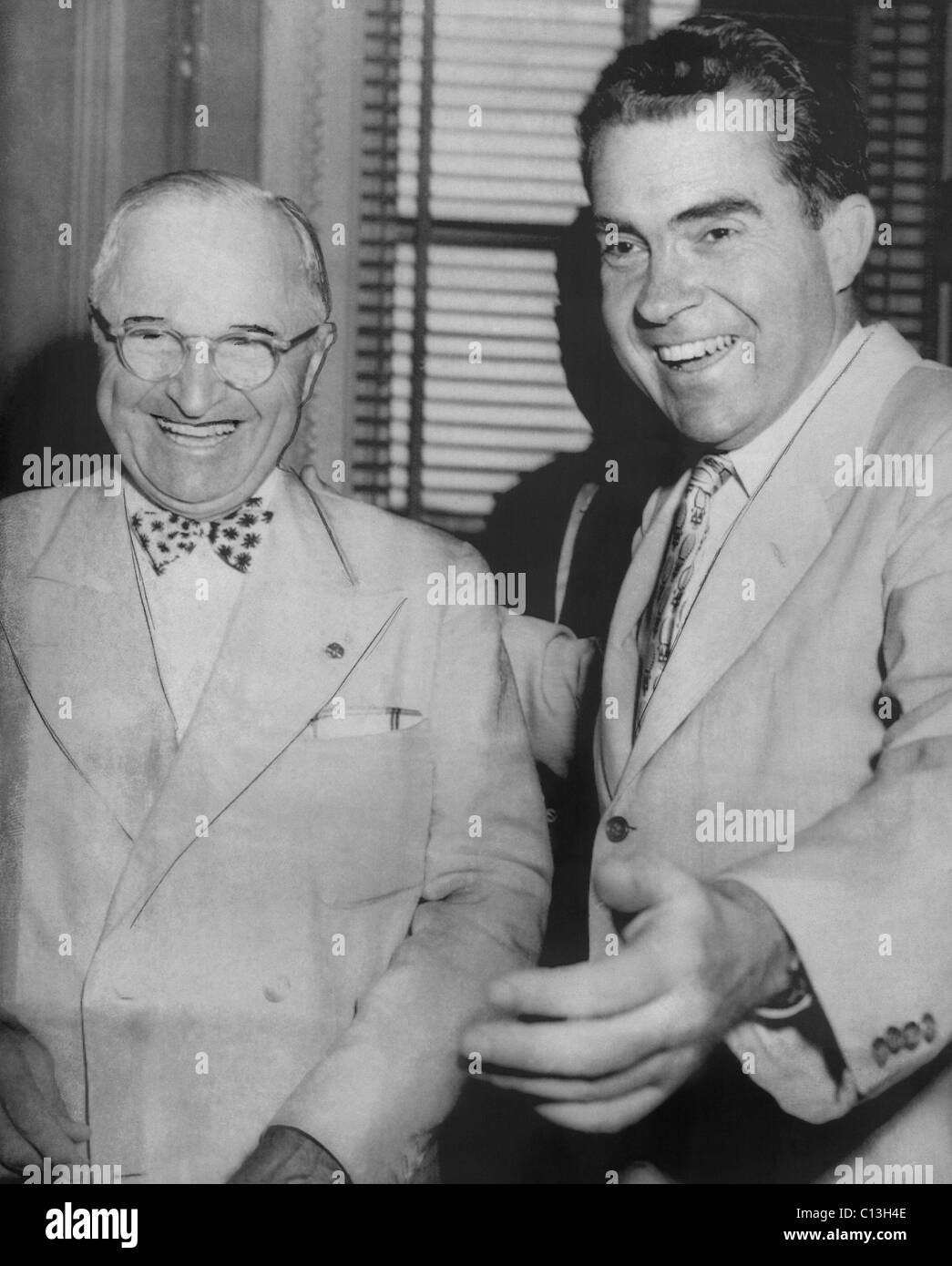 US Presidents. US President Harry Truman with Senator (and future US ...