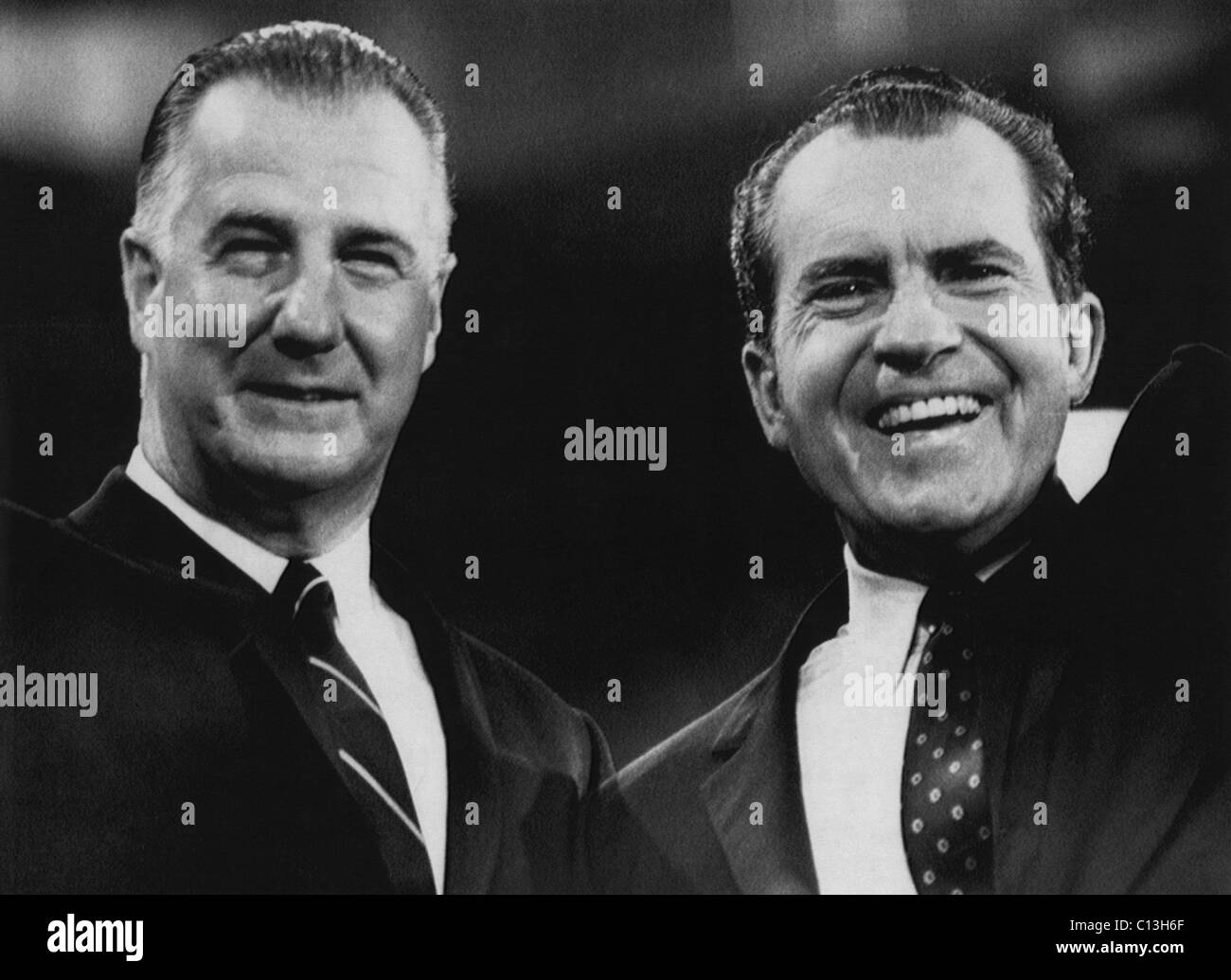 Nixon Presidency. Vice President Spiro Agnew and US President Richard ...