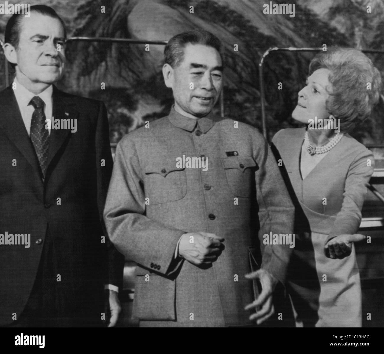 Nixon Presidency. From left: US President Richard Nixon hosts a ...