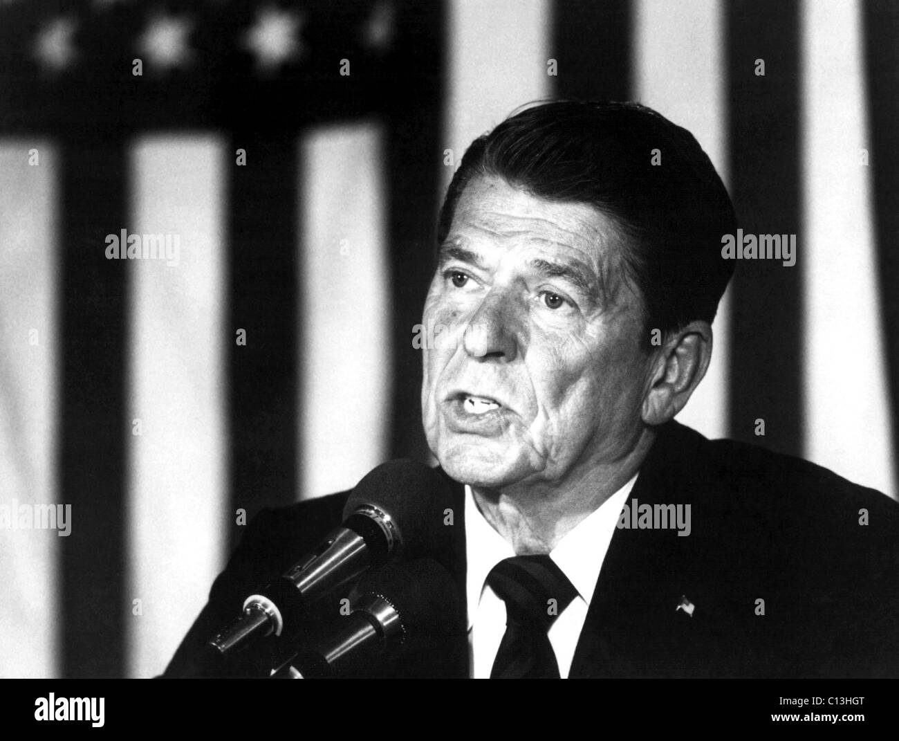 Ronald reagan portrait Black and White Stock Photos & Images - Alamy