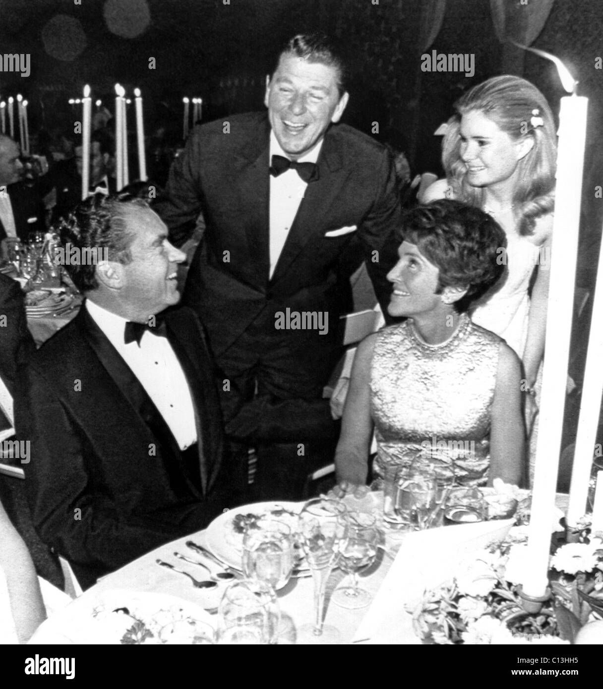 President-elect Richard Nixon, Governor Ronald Reagan, Nancy Reagan ...