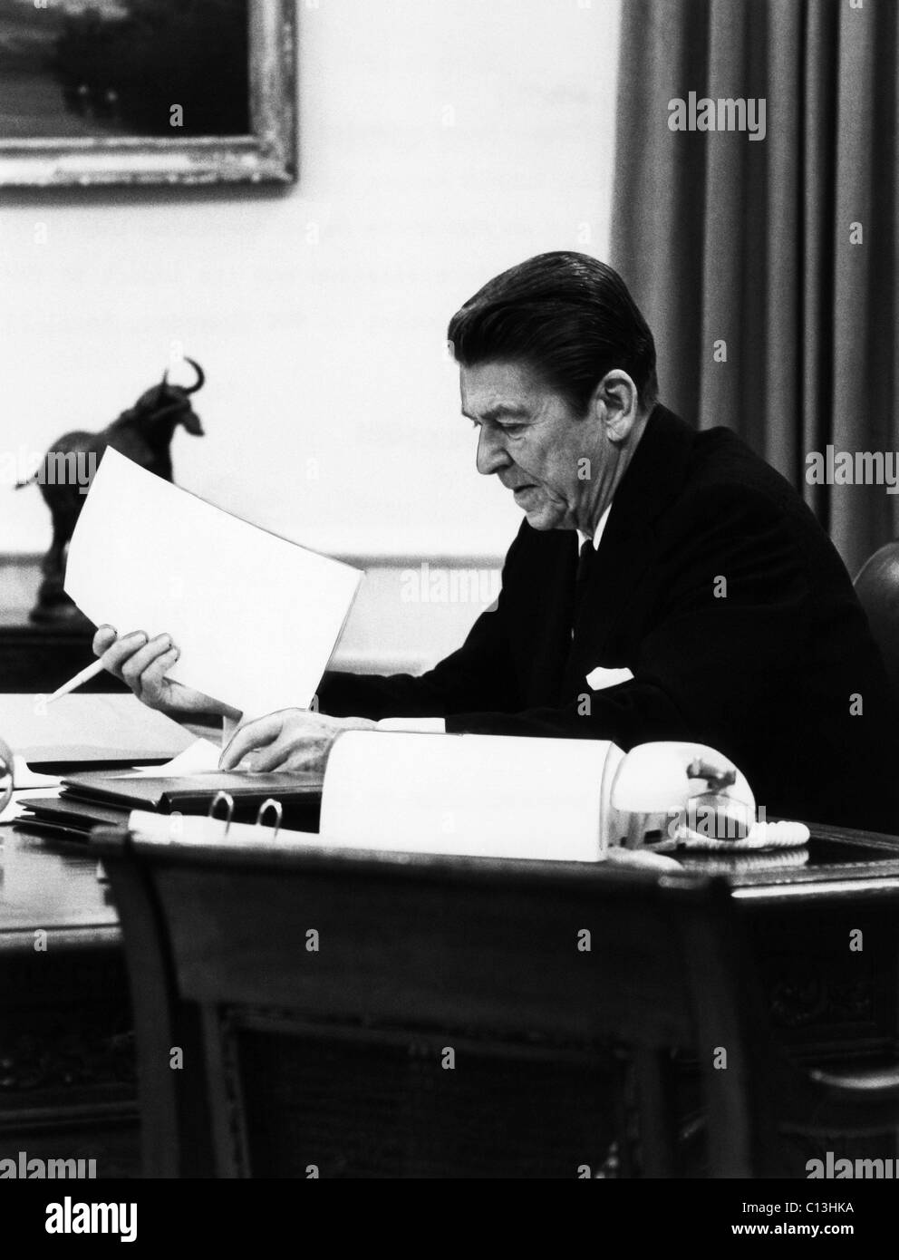 President, Ronald Reagan (1911-2004), April, 1981 Stock Photo - Alamy