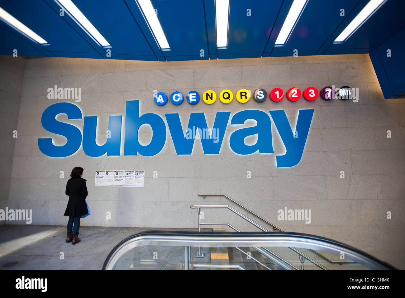 The new entrance to the Times Square subway station in the 11 Times ...