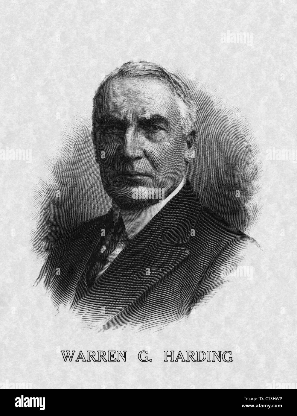 US Presidents. US President Warren Harding Stock Photo - Alamy