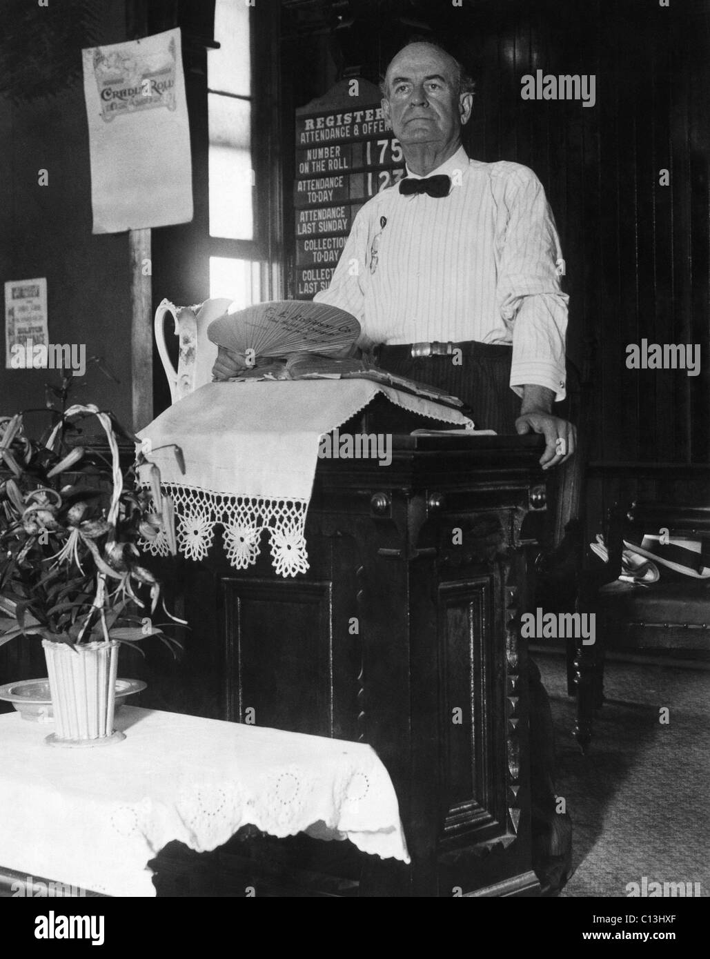 William Jennings Bryan (1860-1925), American politician, circa 1920s ...