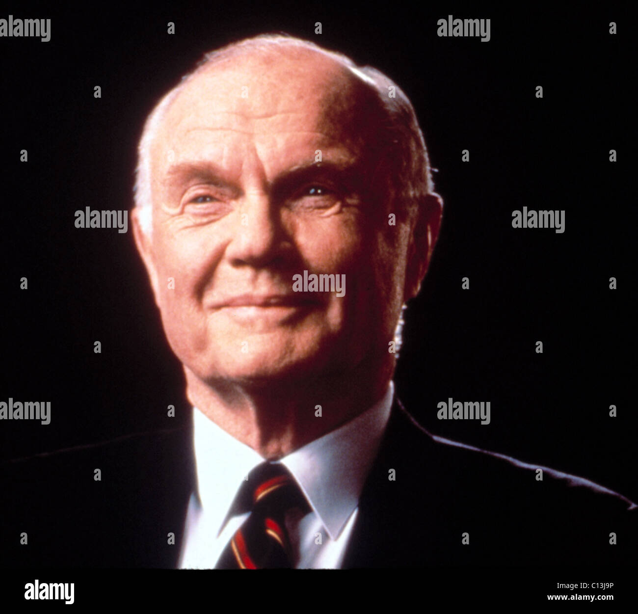 John Glenn, Senator from Ohio, 1974-1999, photo from 1998 Stock Photo ...