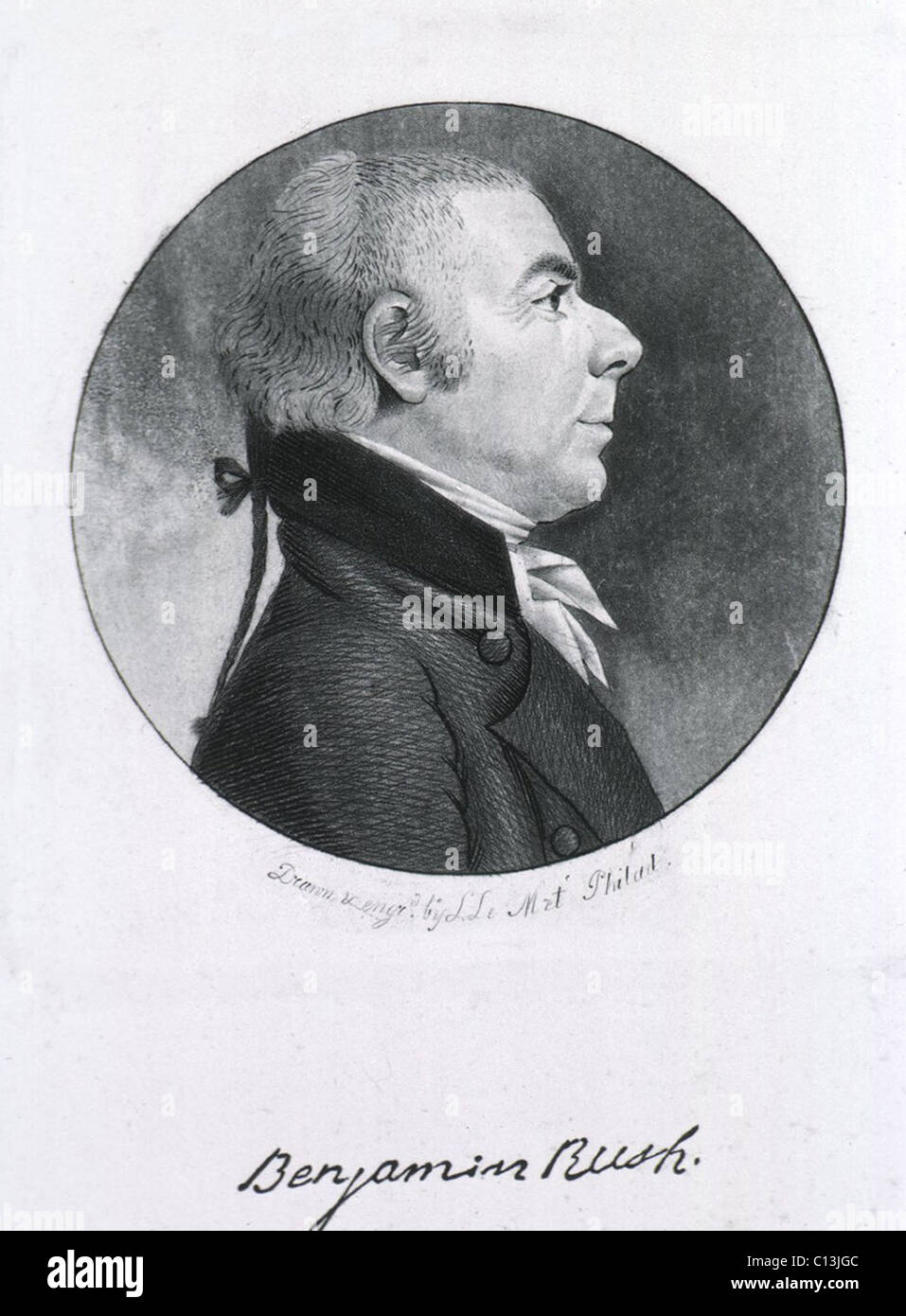 Benjamin Rush (1745-1813), eminent American doctor and politician. He ...