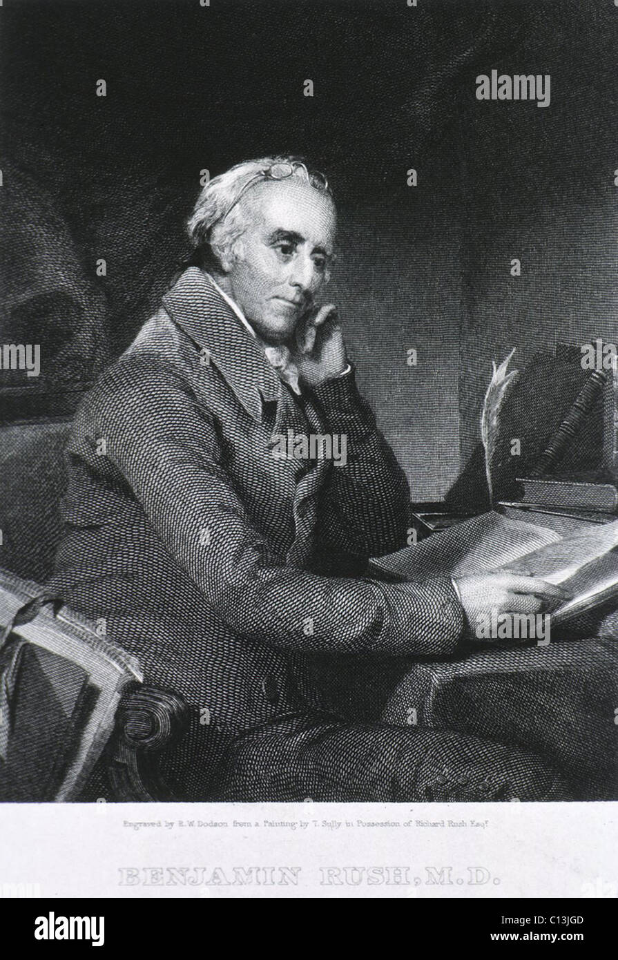 Benjamin Rush (1745-1813), eminent American doctor and politician ...