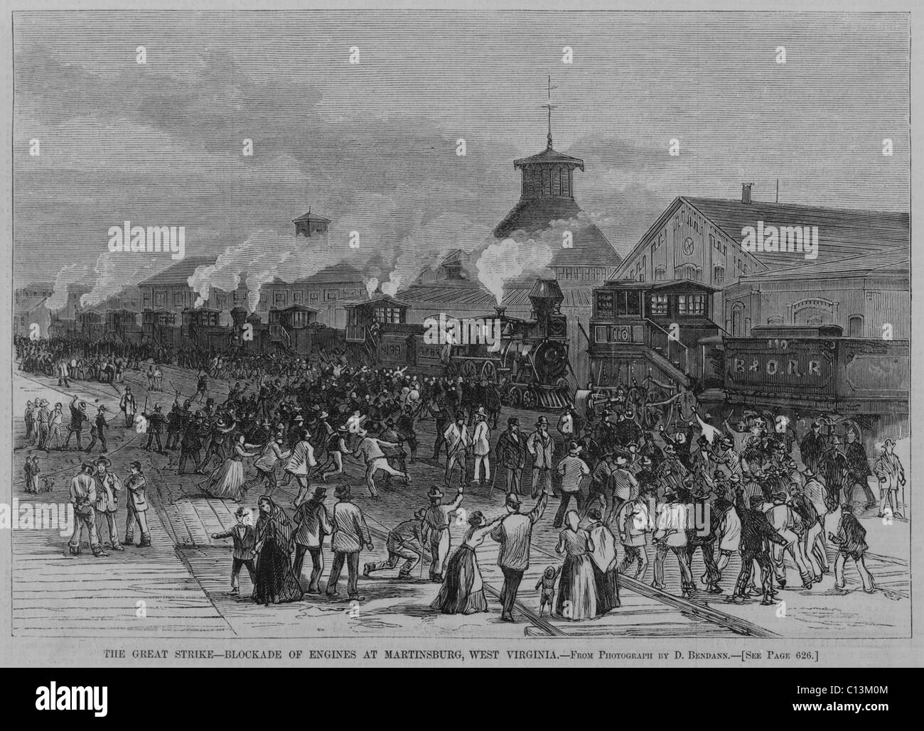 Labor strikes 19th century Black and White Stock Photos & Images - Alamy