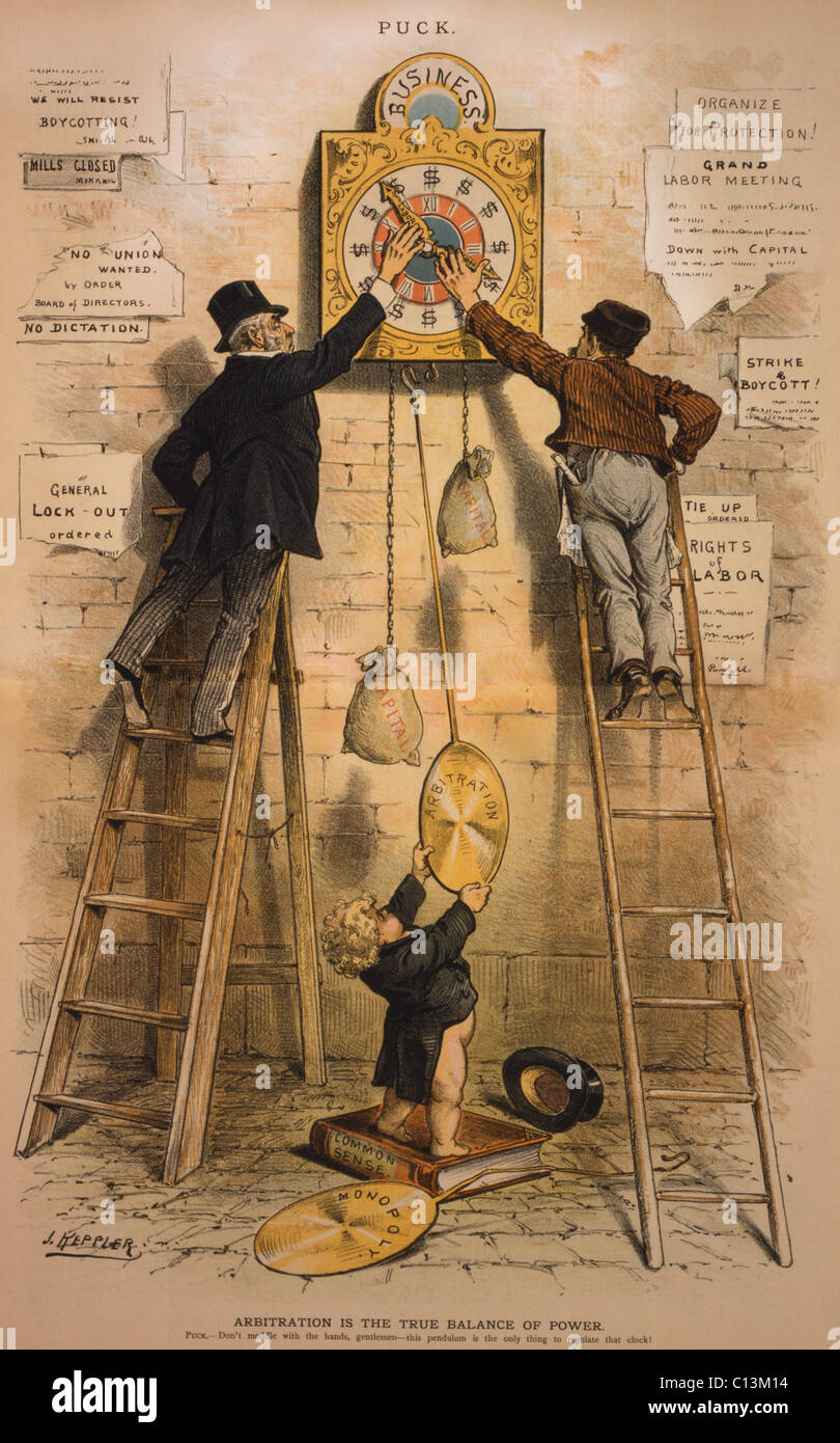 19th century political cartoon hi-res stock photography and images - Alamy
