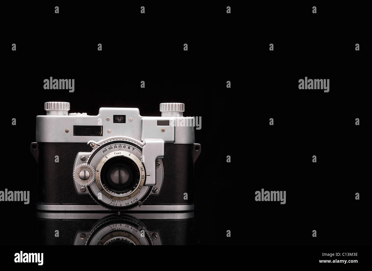Studio shot of vintage camera Stock Photo - Alamy