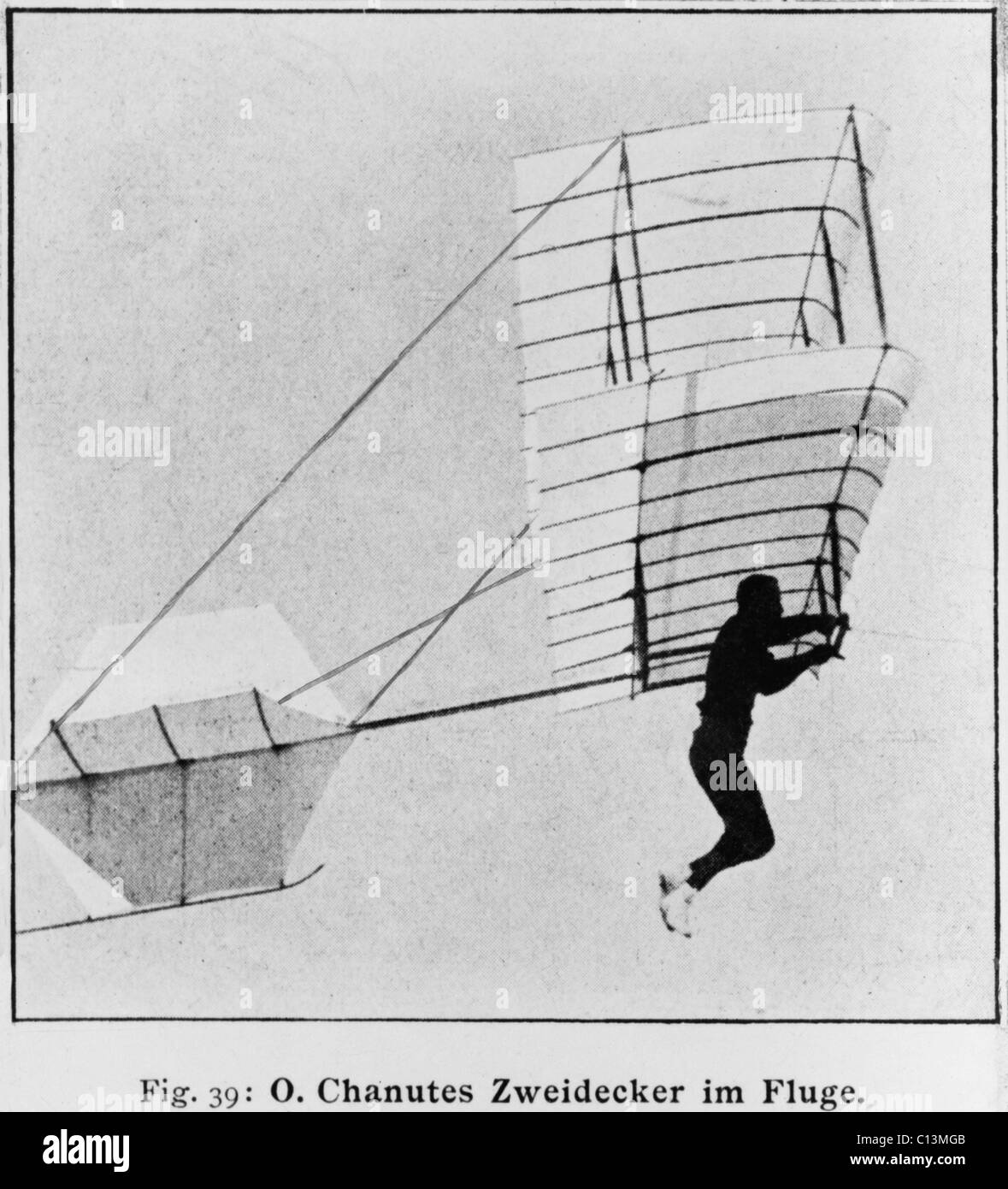 Octave Chanute 1832-1910 French-American railway engineer and aviation ...