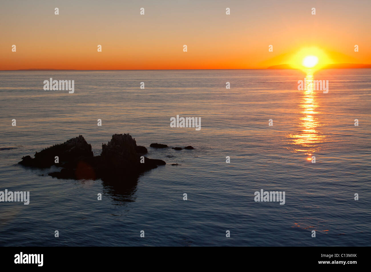 California sunset hi-res stock photography and images - Alamy