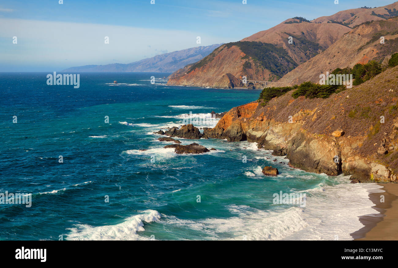 USA, California, Big Sur Coastline Stock Photo - Alamy