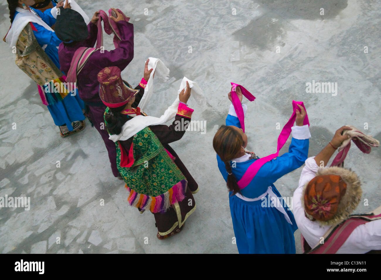 Ladakh dance performance, Leh, Ladakh, India Stock Photo - Alamy