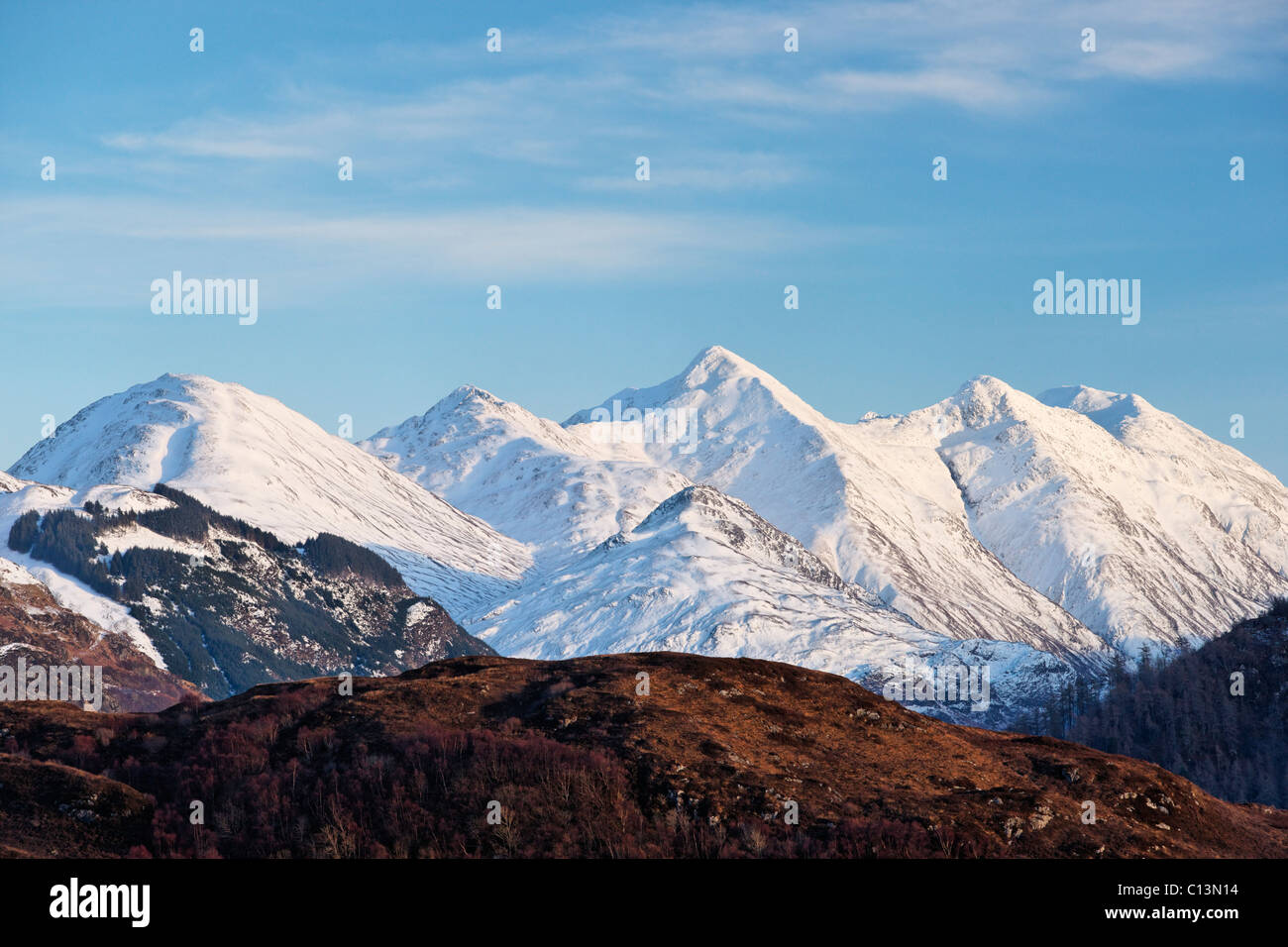 The Five Sisters of Kintail, Highland, Scotland, UK Stock Photo - Alamy