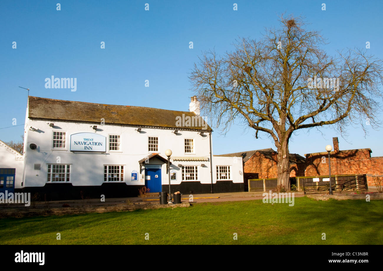 The Trent Navigation pub at Trent Lock, Nottinghamshire England UK ...