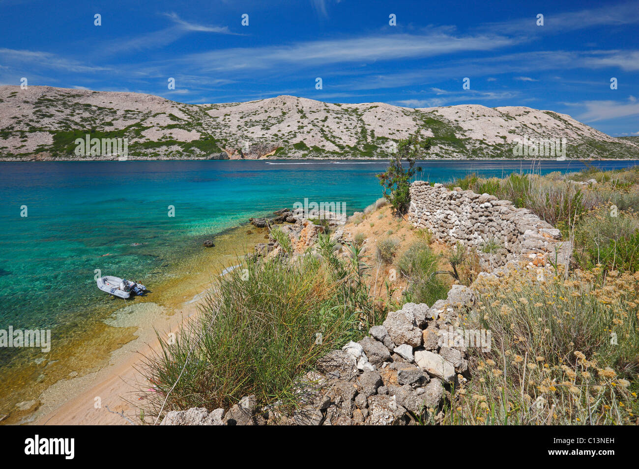 Rab landscape, Croatia Stock Photo - Alamy