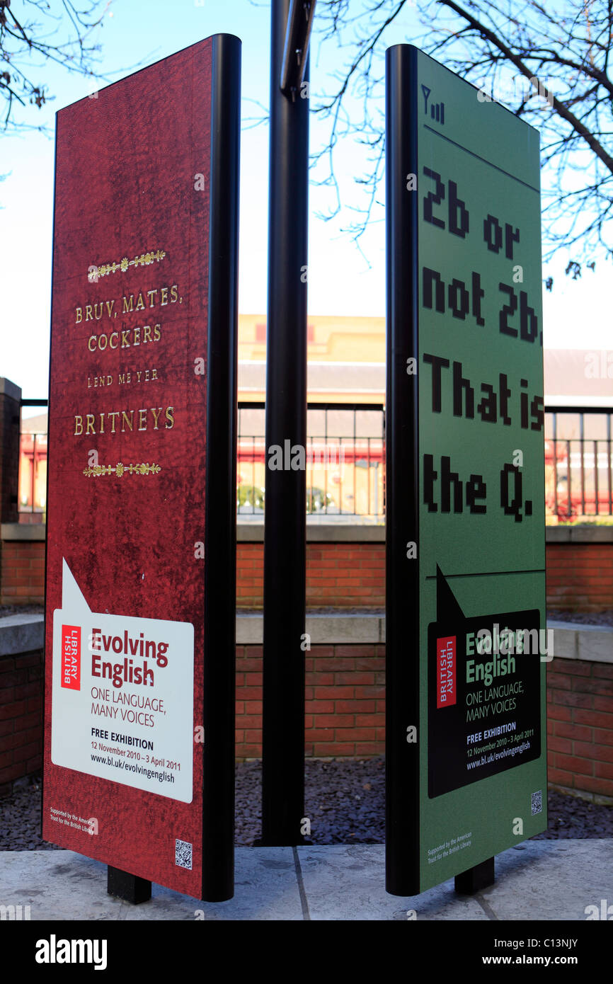 united kingdom london euston road the british library posters ...