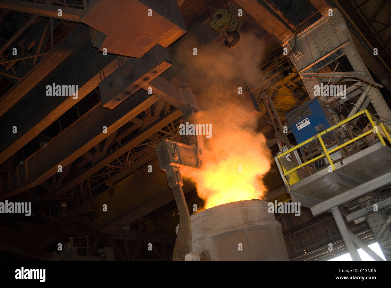 Steel making at Forgemasters Sheffield UK Stock Photo - Alamy