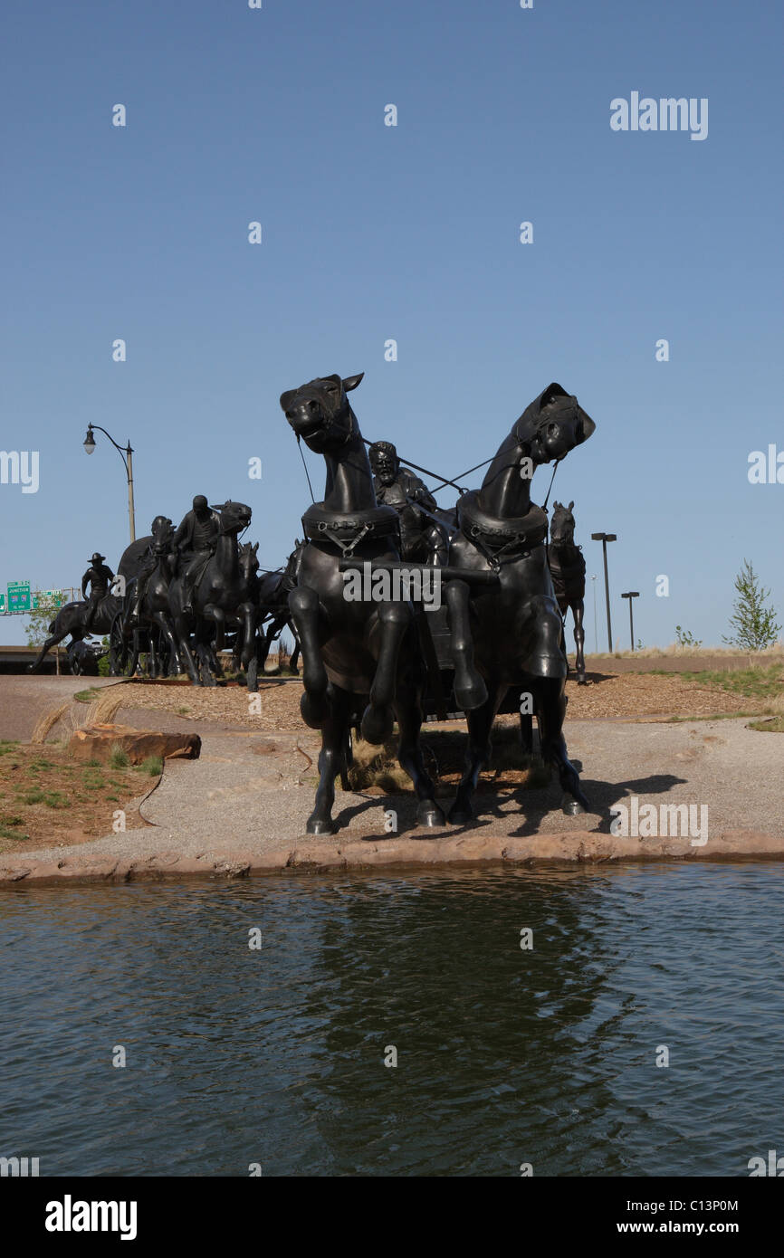 Pioneer land rush hi-res stock photography and images - Alamy