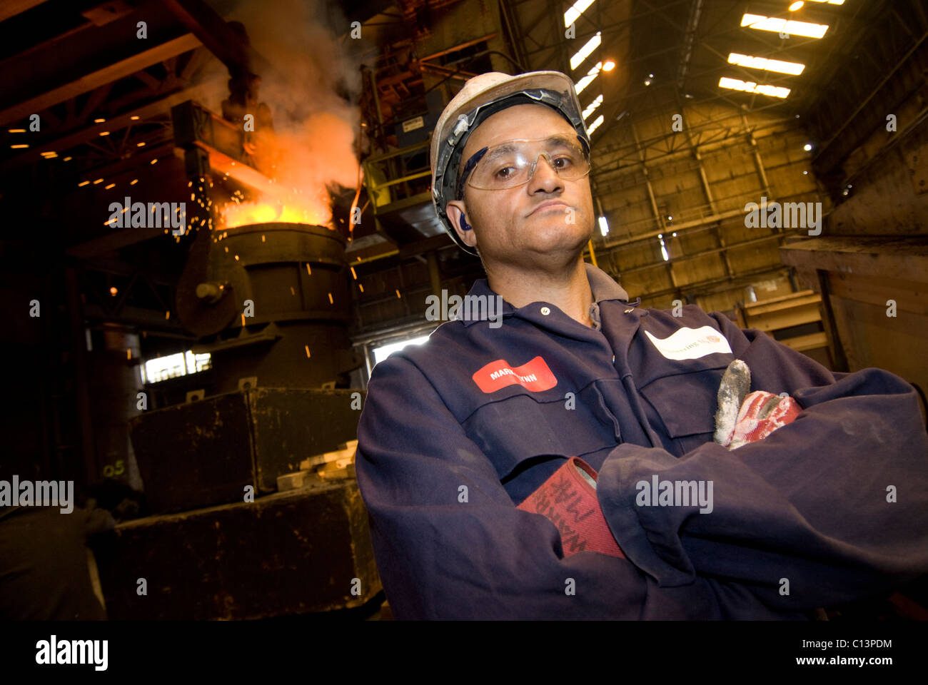 Sheffield Steel Worker High Resolution Stock Photography and Images - Alamy