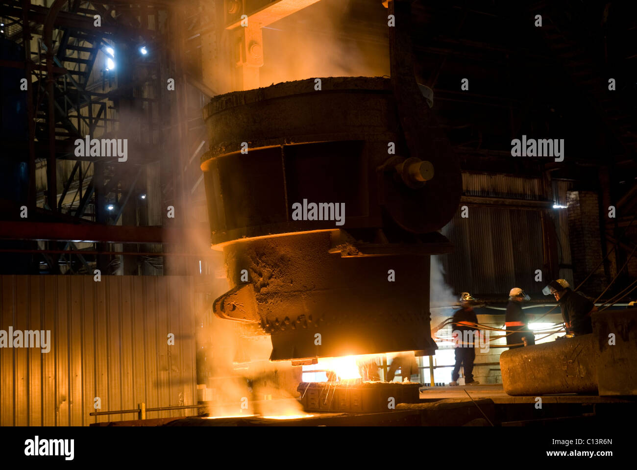 Steel Making at Forgemasters Sheffield Stock Photo - Alamy