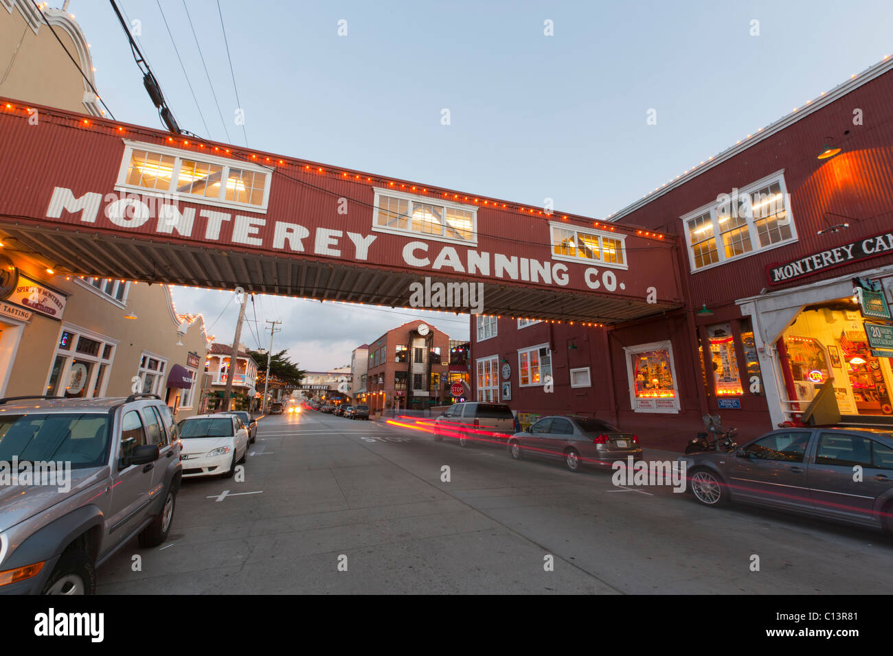 Cannery Row in Monterey, California Stock Photo - Alamy