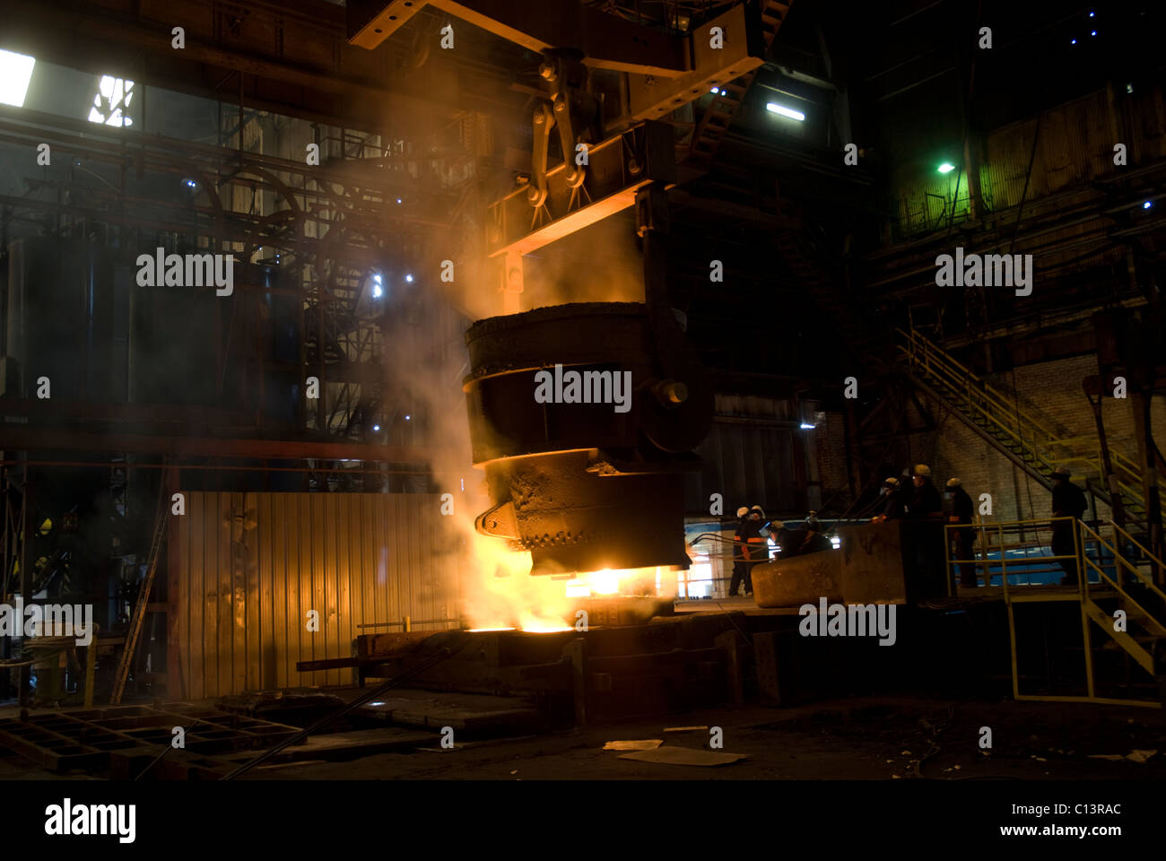 Steel Making at Forgemasters Sheffield Stock Photo - Alamy