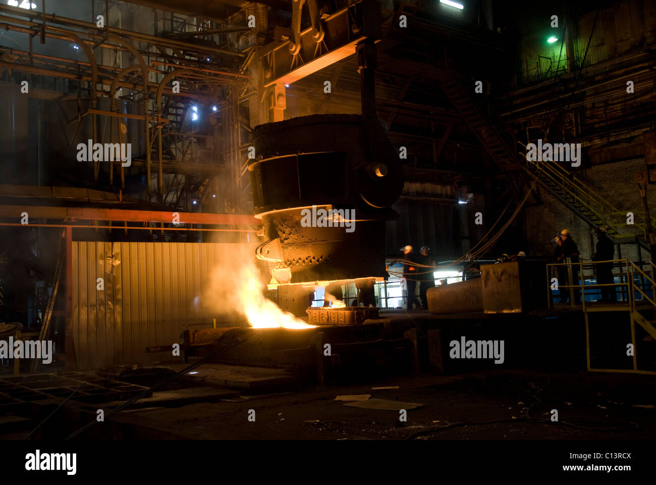 Steel Making at Forgemasters Sheffield Stock Photo - Alamy