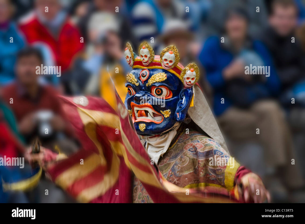 Mask dance performance at Ladakh Festival, Leh, Ladakh, India Stock ...