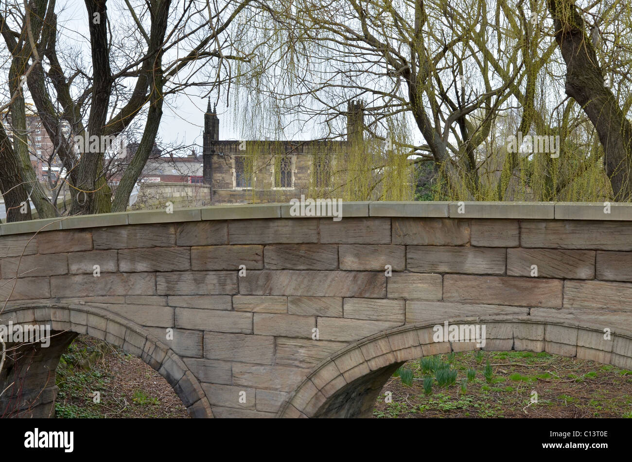 Chantry Chapel which stands on the old Wakefield bridge Stock Photo - Alamy