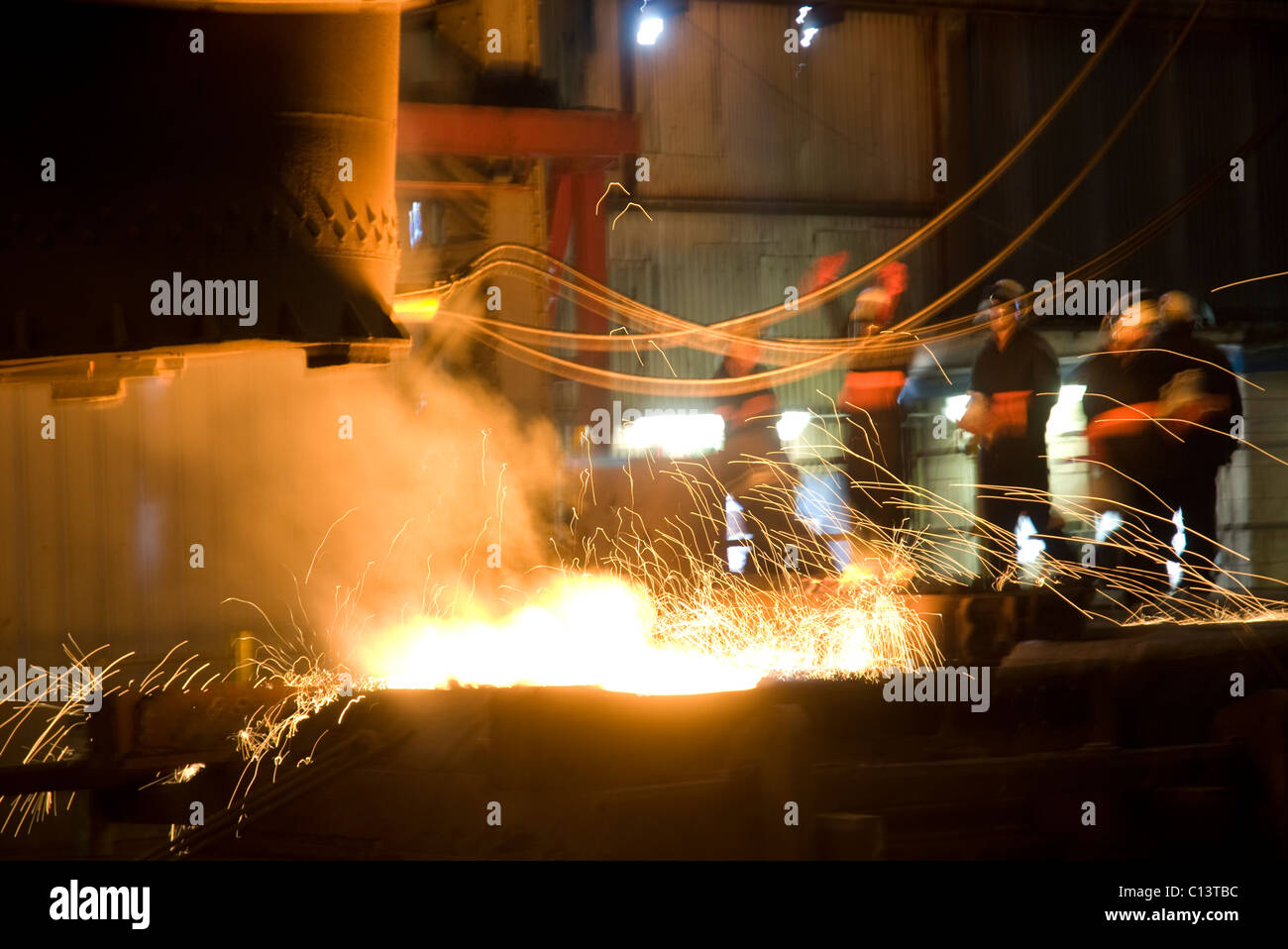 Steel Making at Forgemasters Sheffield Stock Photo - Alamy