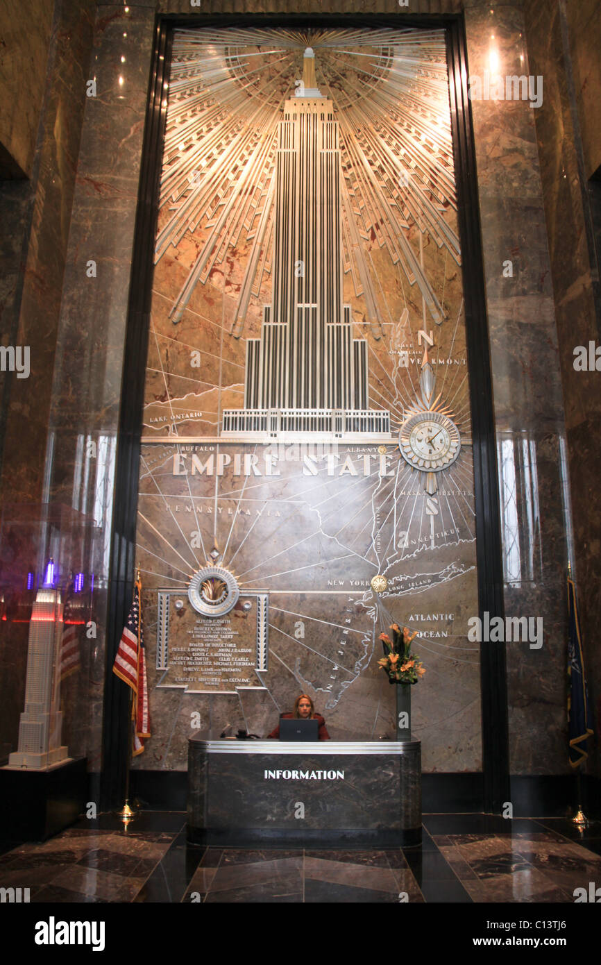 Empire state building inside new york hi-res stock photography and ...