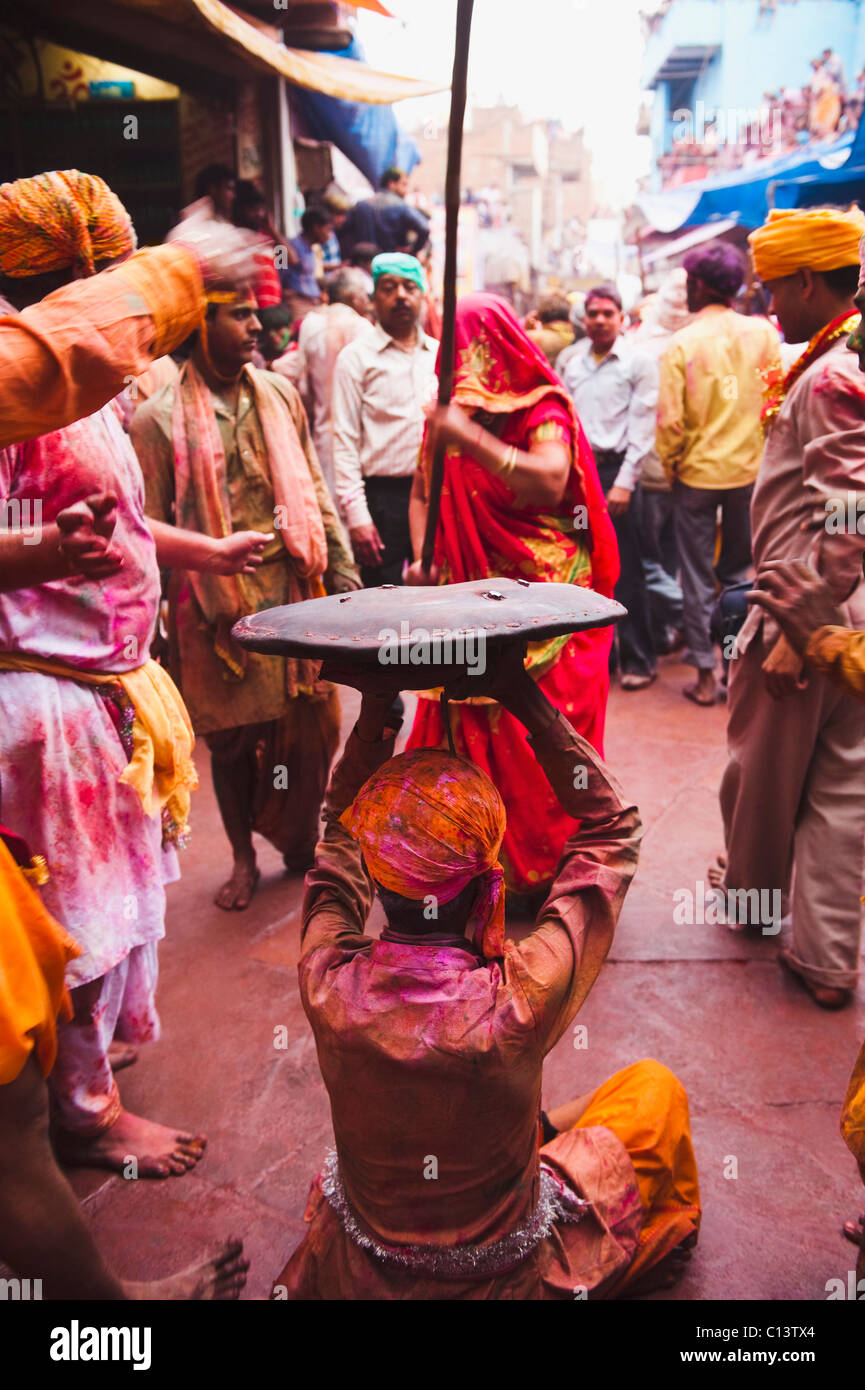 Lathmar holi hi-res stock photography and images - Alamy