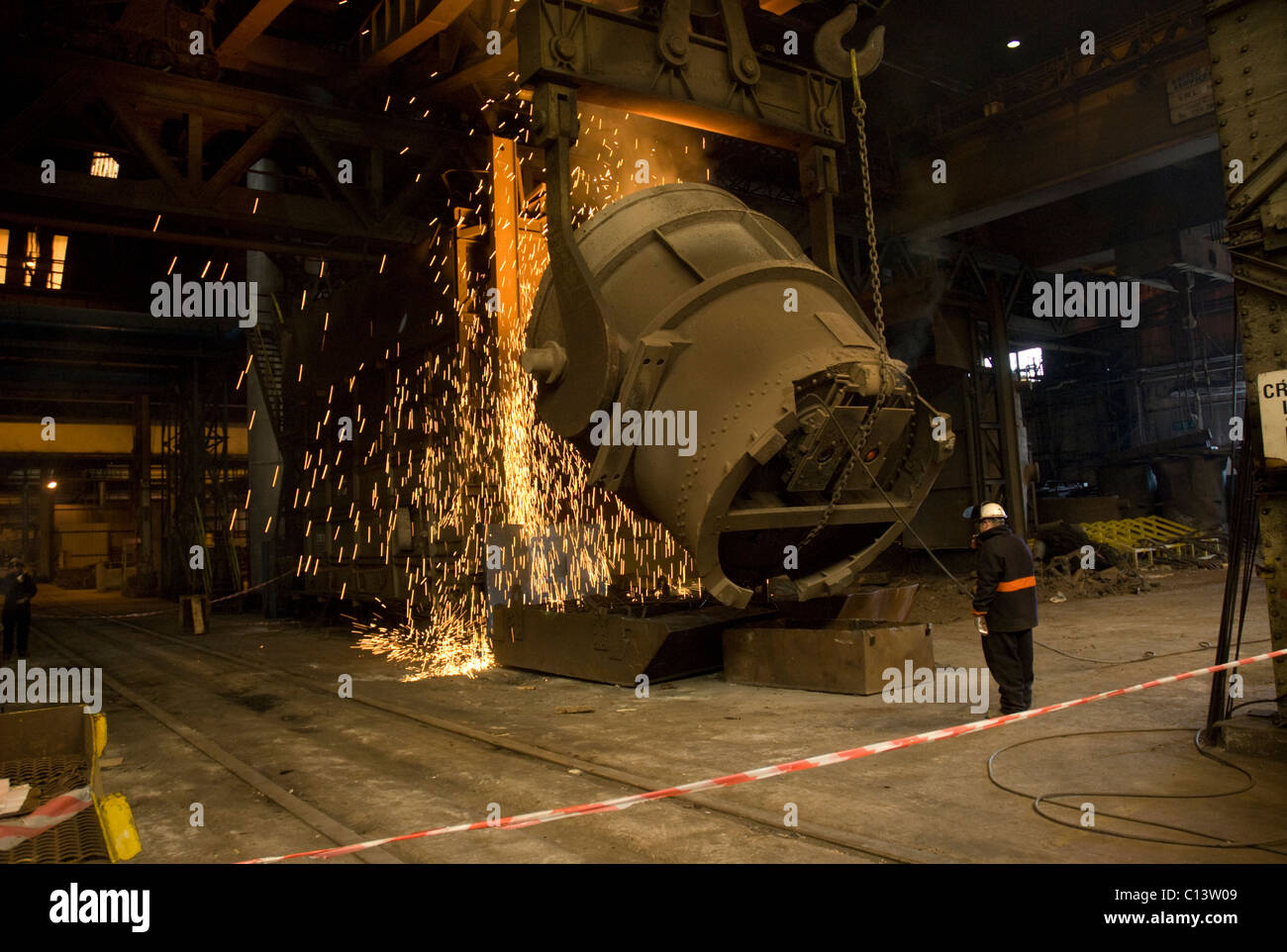 Sheffield forgemasters steel works sheffield hi-res stock photography ...