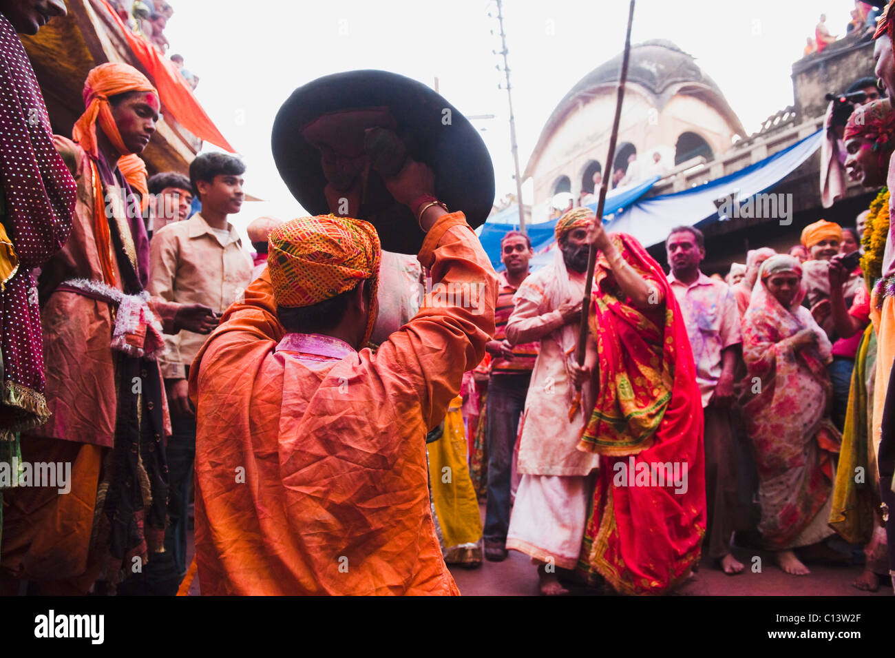Lath maar holi hi-res stock photography and images - Alamy