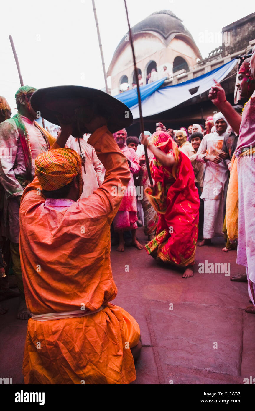 Lath maar holi hi-res stock photography and images - Alamy