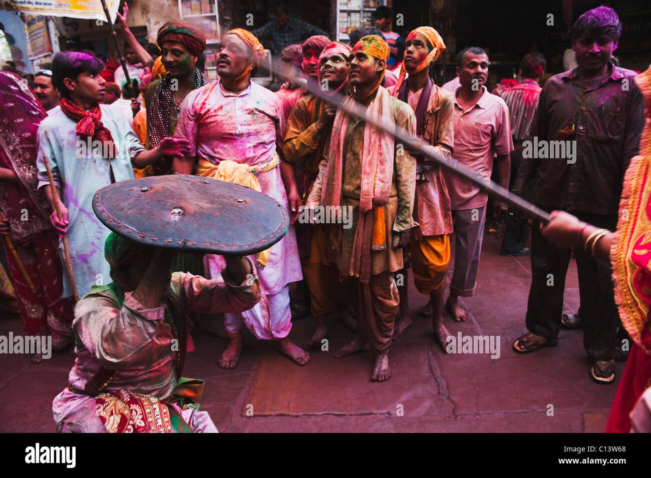 Lath maar holi hi-res stock photography and images - Alamy