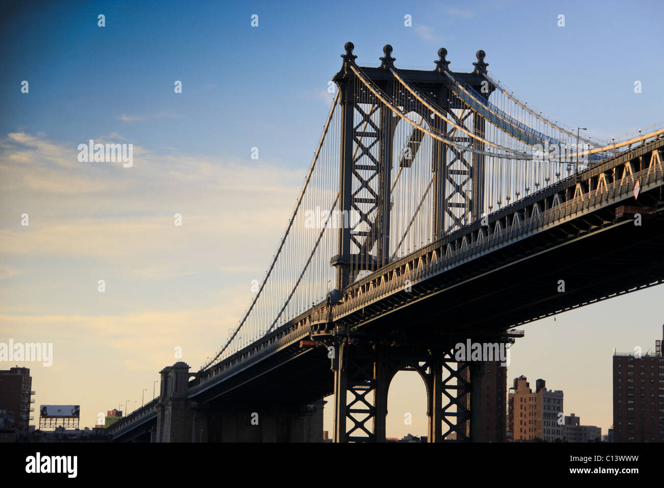 Manhattan bridge night time hi-res stock photography and images - Alamy