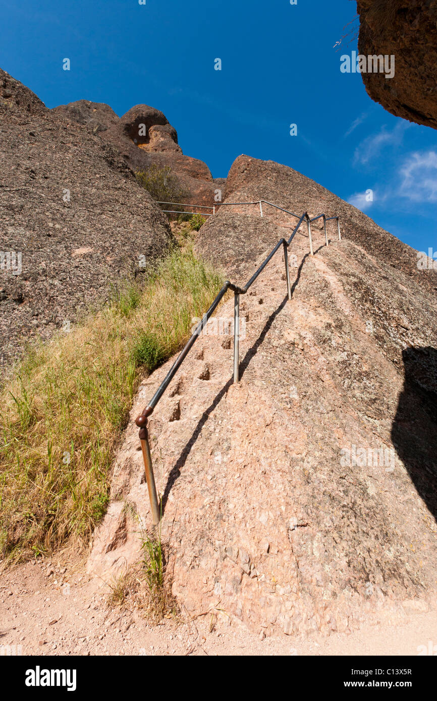 Rock formations at Pinnacles National Monument near Soledad, California ...