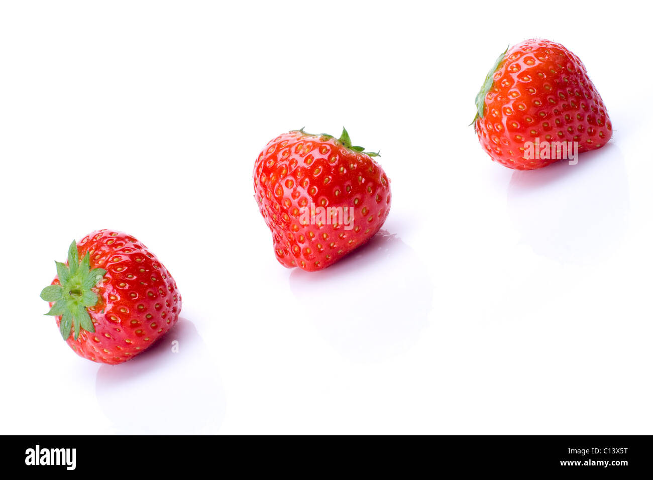 strawberry isolated on white Stock Photo - Alamy