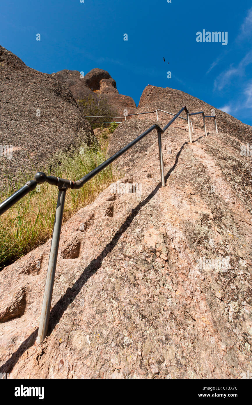 Rock formations at Pinnacles National Monument near Soledad, California ...