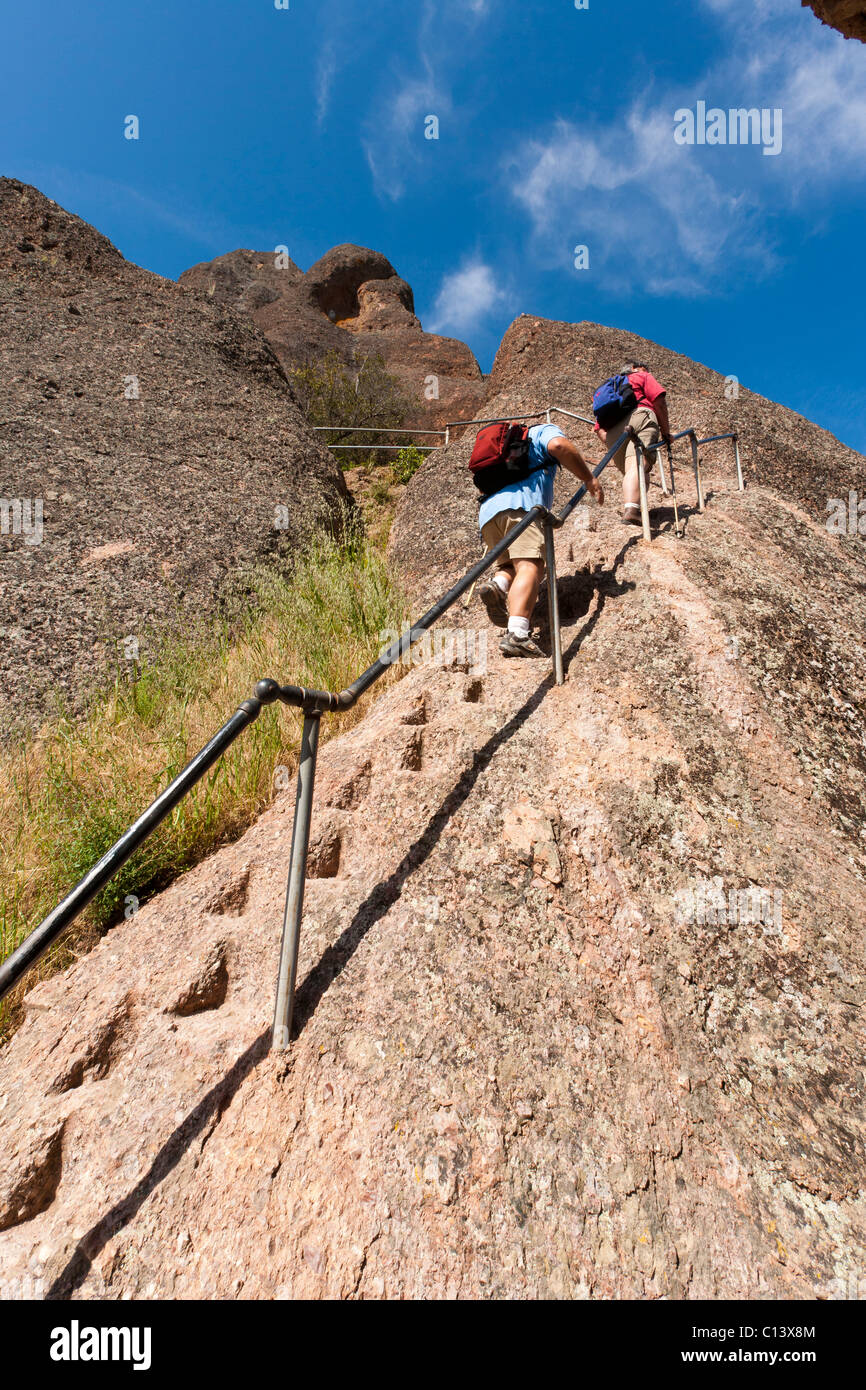 Rock formations at Pinnacles National Monument near Soledad, California ...