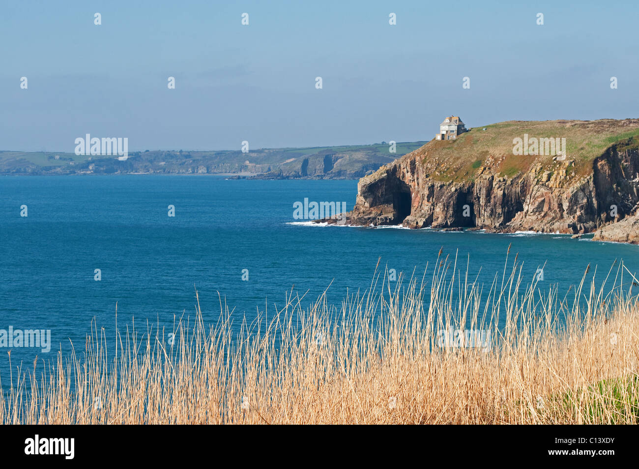 Rinsey head near Porthleven in Cornwall, UK Stock Photo - Alamy